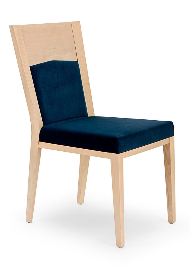 Elegant upholstered wooden chair | IDFdesign