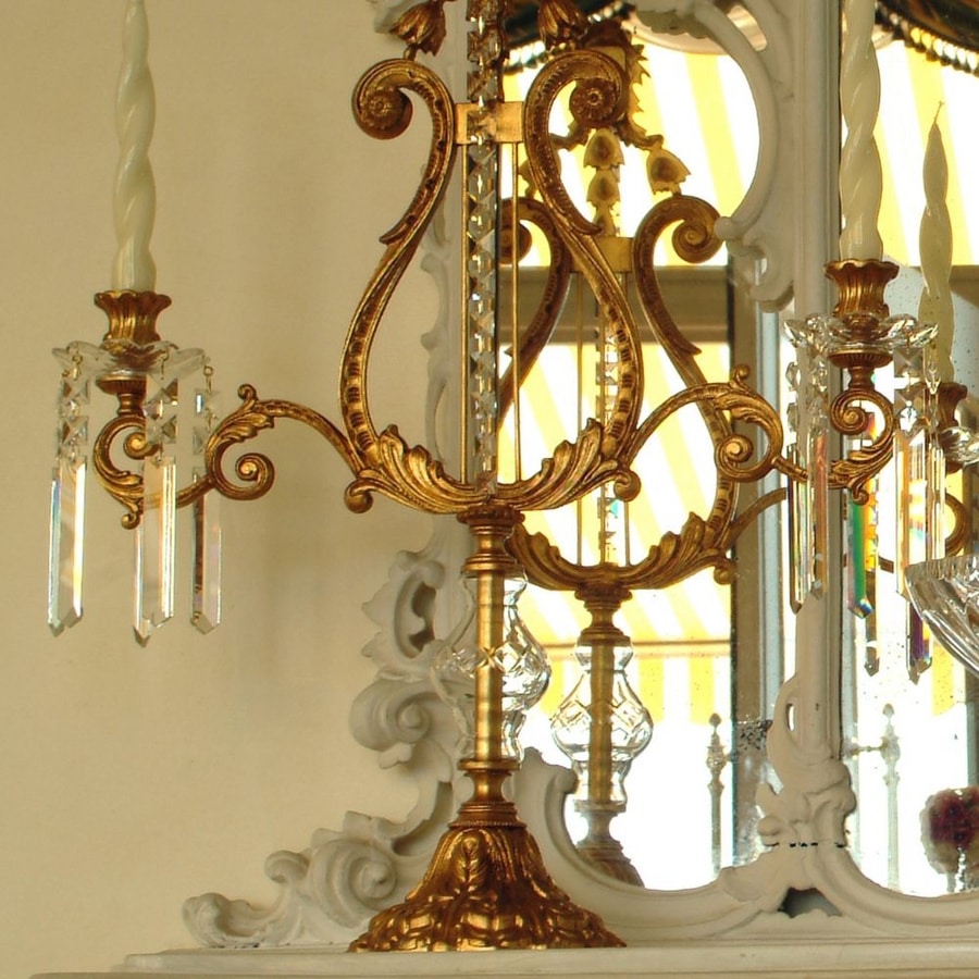 Candlestick in brass and crystal | IDFdesign