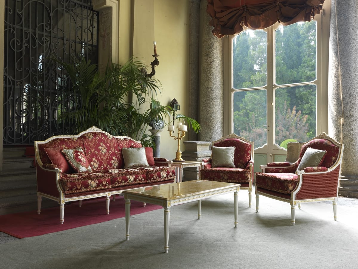 Sofa with Louis XVI classic style | IDFdesign