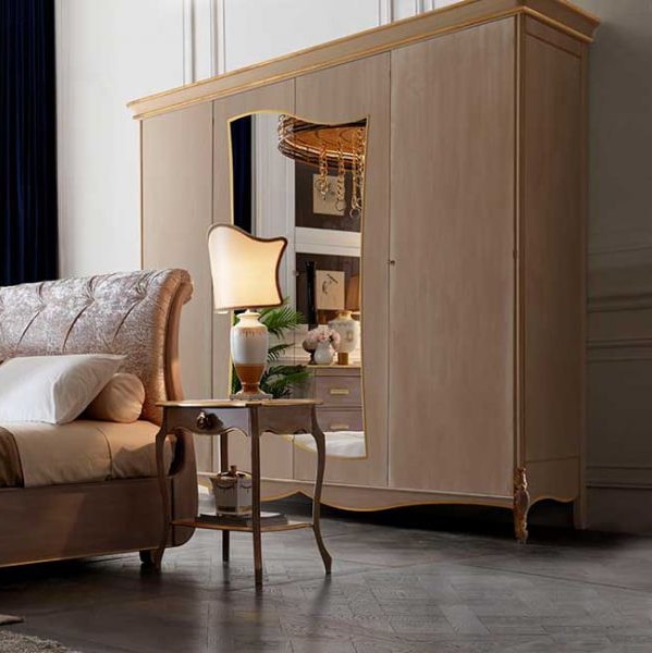 Classic style wardrobe with mirror | IDFdesign