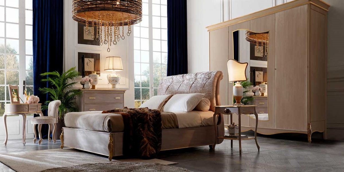 Classic style wardrobe with mirror | IDFdesign