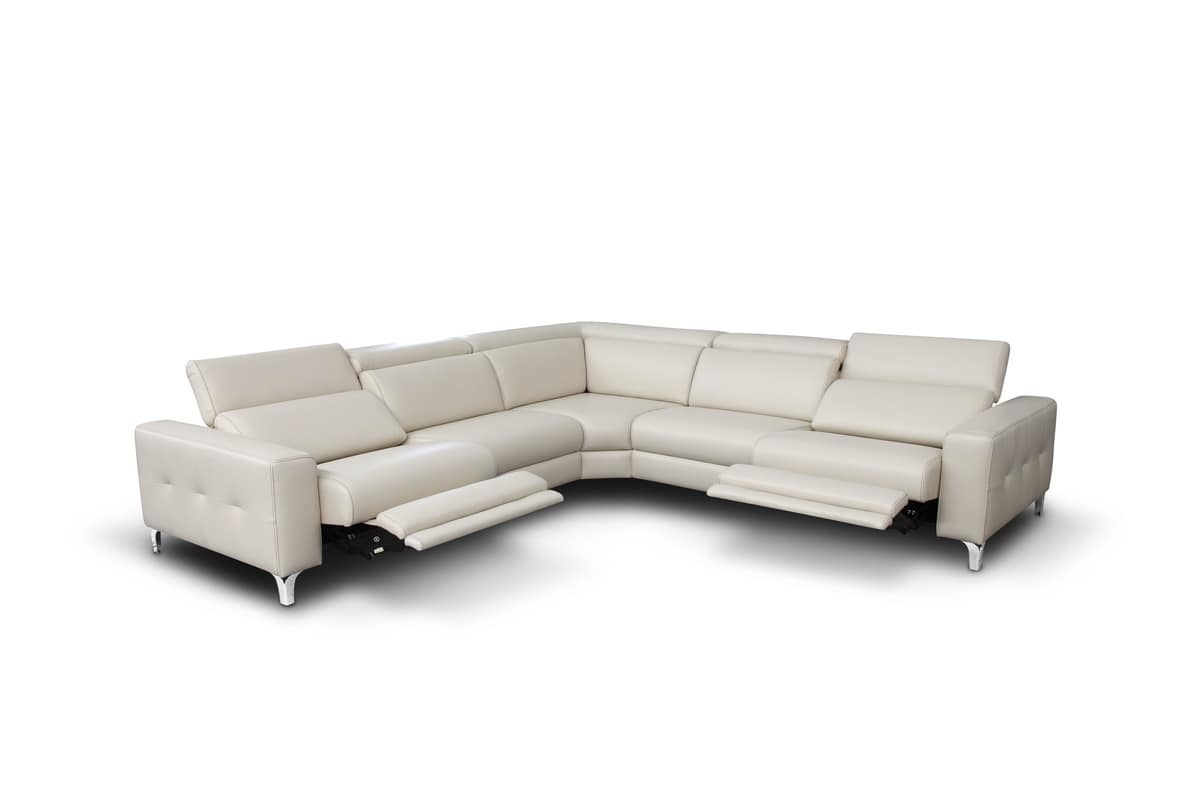 Modular sofa mechanized, with USB ports | IDFdesign