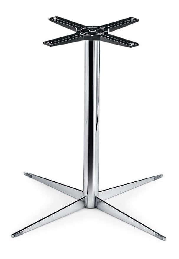 Square table with 4-star base, for Modern cafe | IDFdesign
