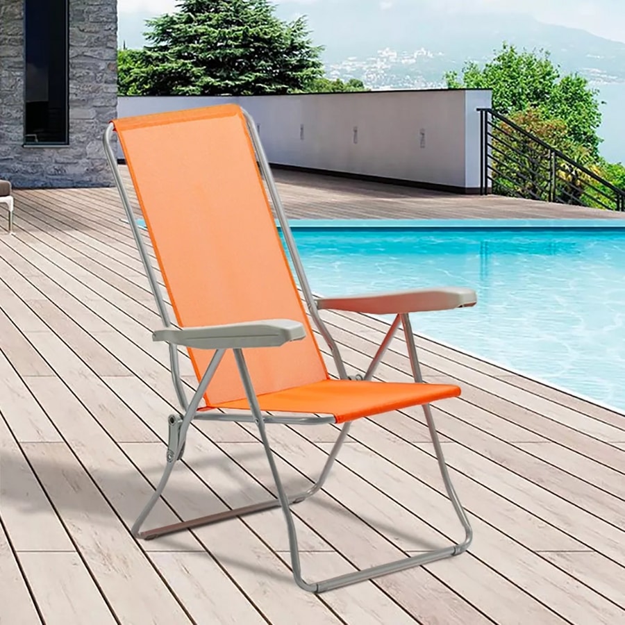 Deckchair in galvanized steel | IDFdesign